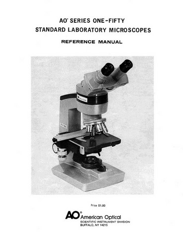American Optical Manuals and Brochures - Page 1 of 2