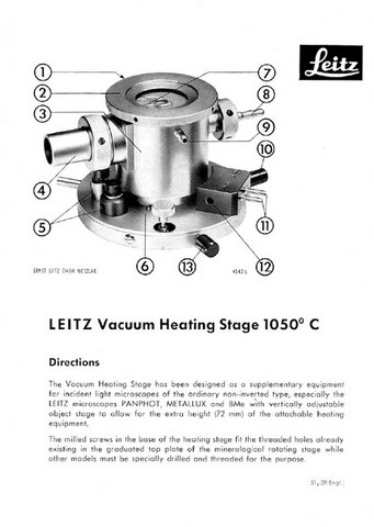 Leitz Microscope Manuals and Brochures - Page 4 of 6
