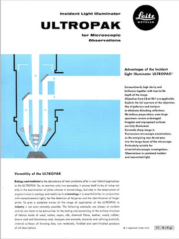 Leitz Ultropak Brochure