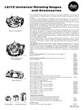 Leitz Microscope Manuals and Brochures - Page 3 of 6